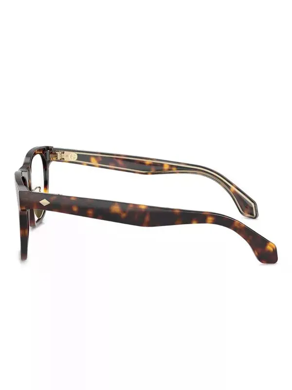 Giorgio Armani Tortoiseshell Square-frame Glasses - Brown