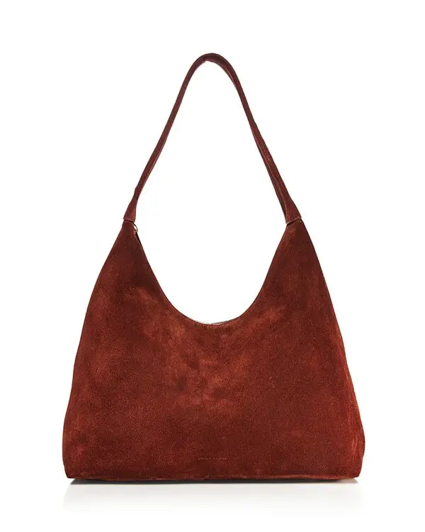MANSUR GAVRIEL Suede Candy Hobo Bag - Chocolate