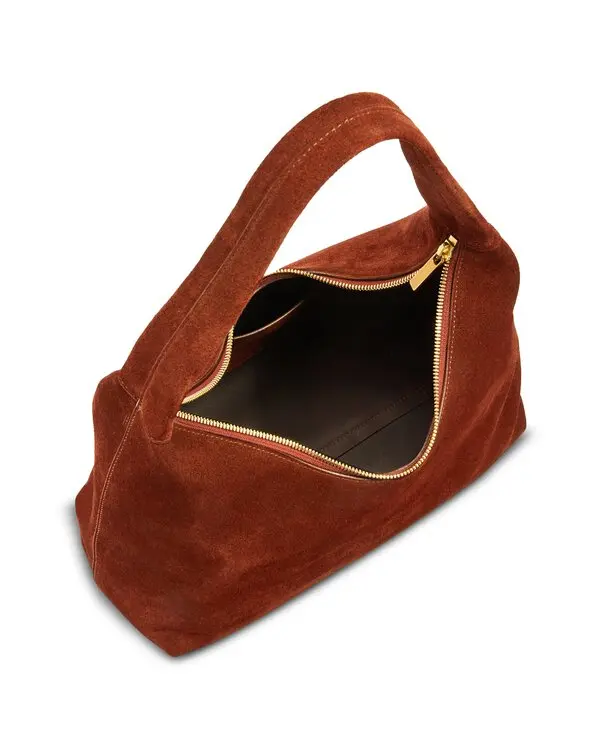 MANSUR GAVRIEL Suede Candy Hobo Bag - Chocolate