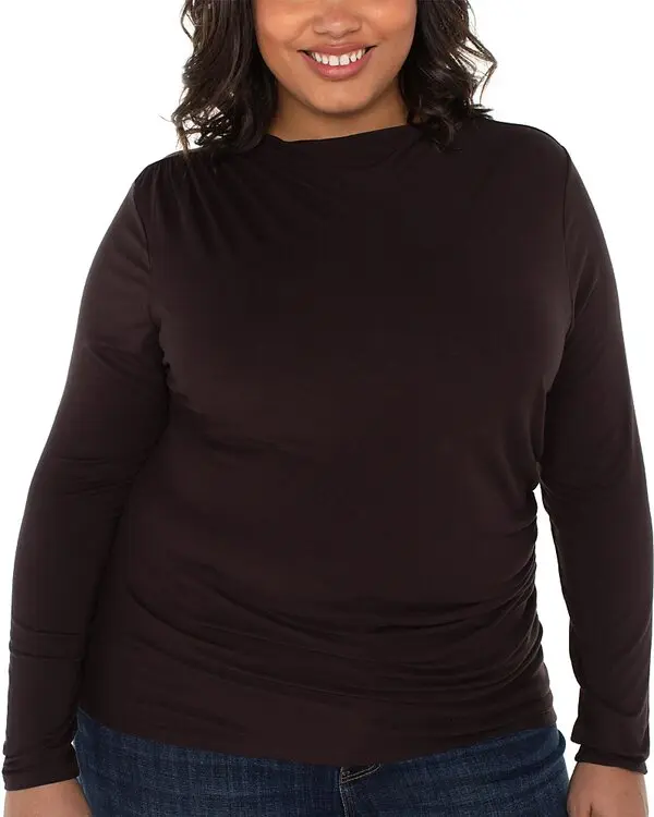 LIVERPOOL Mock Neck Top - Java