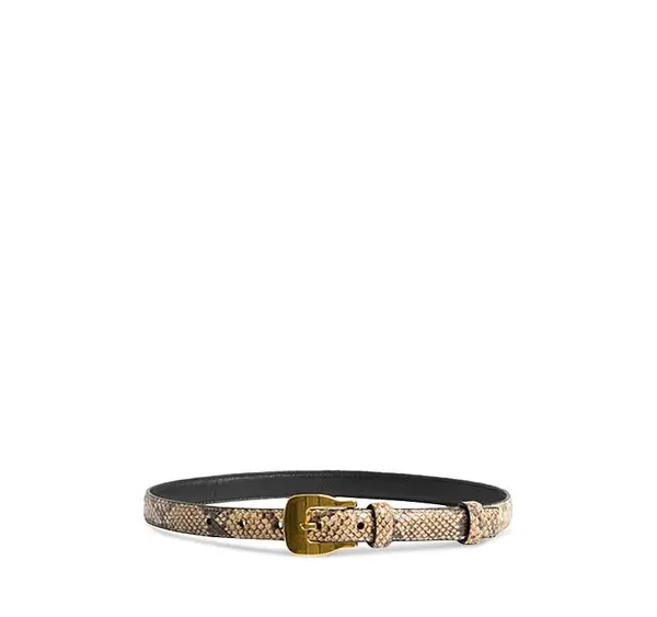 Altuzarra Square Buckle Embossed Belt - Phyton