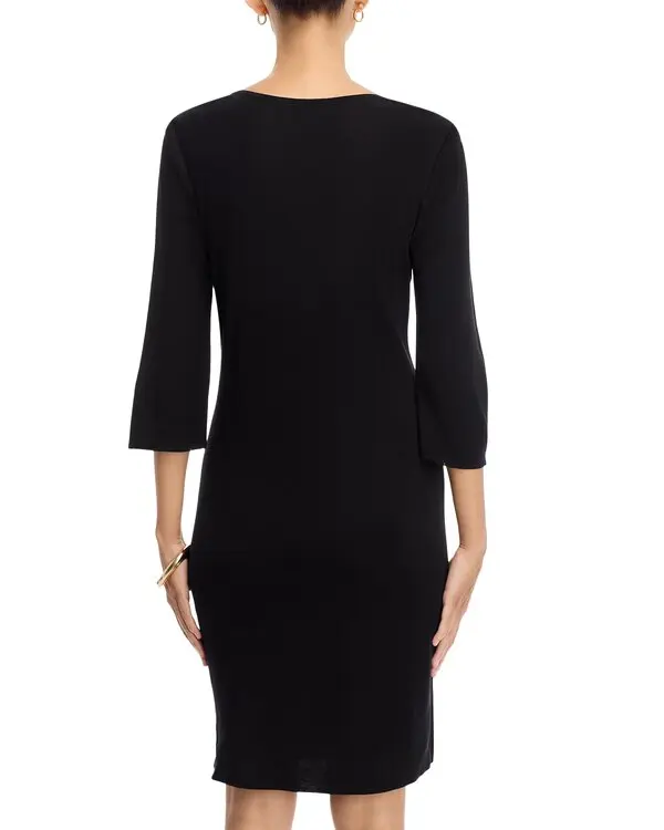 Misook Scoop Neck 3/4 Sleeve Dress