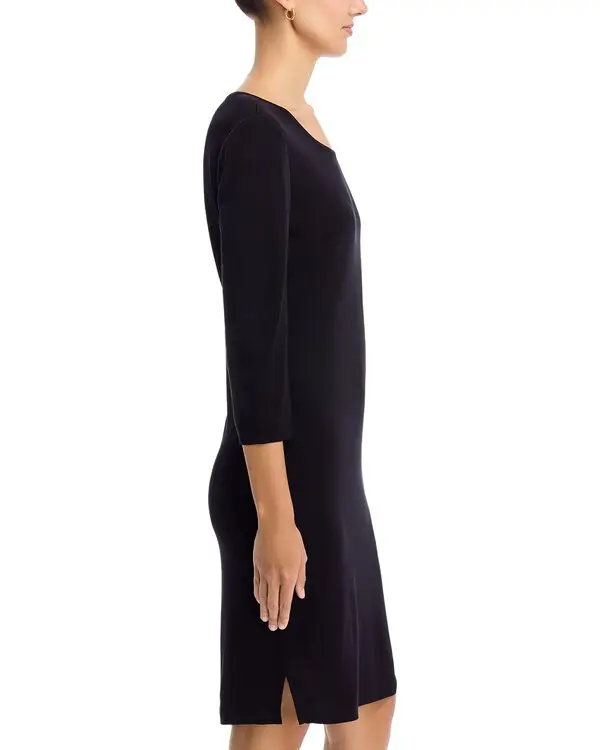 Misook Scoop Neck 3/4 Sleeve Dress