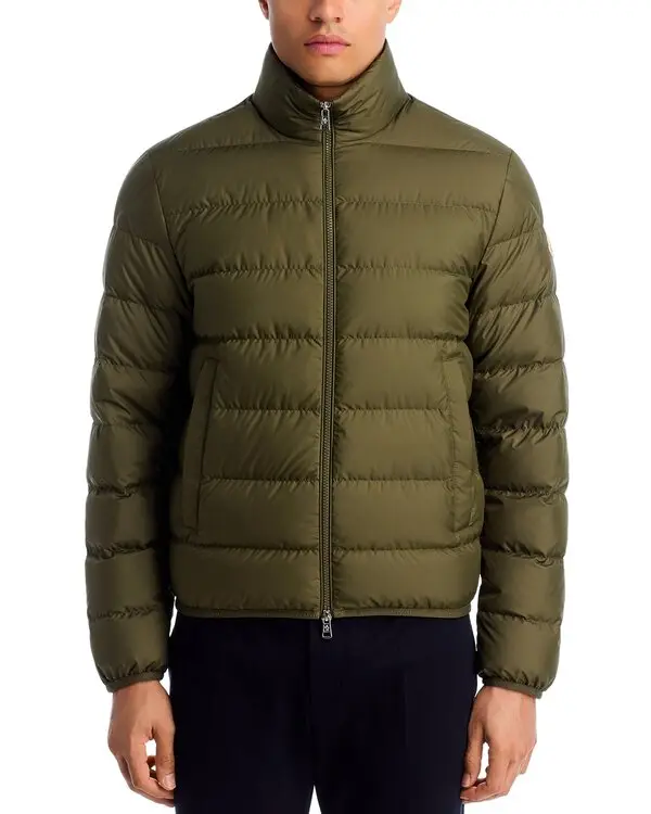 Moncler Baudinet Quilted Down Jacket - Dark Green