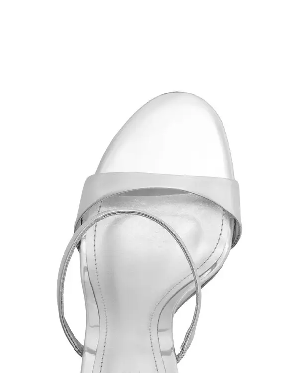 Schutz Jessica Strappy Sandals - Prata