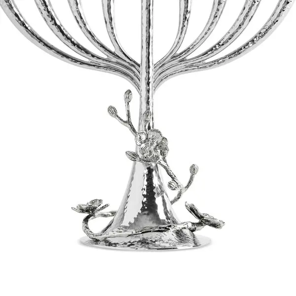 Michael Aram White Orchid Menorah