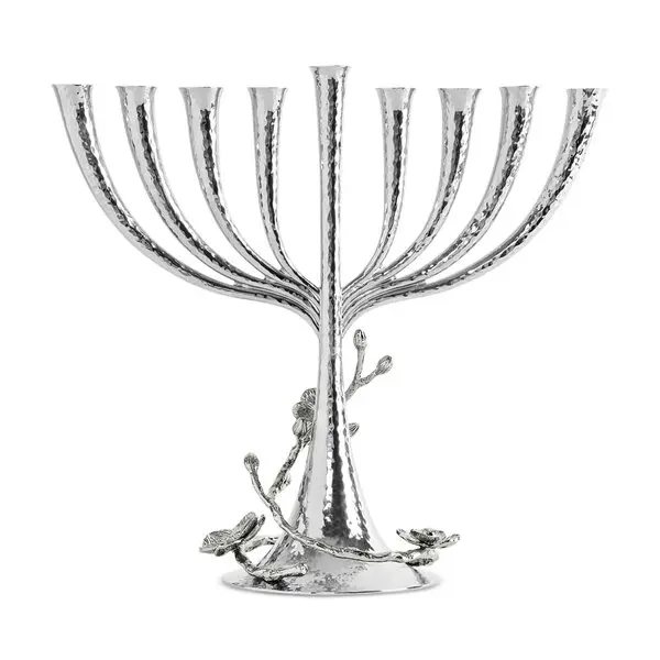 Michael Aram White Orchid Menorah