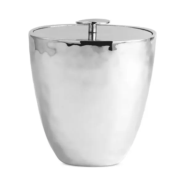 Michael Aram Reflective Ice Bucket With Tongs - No Color