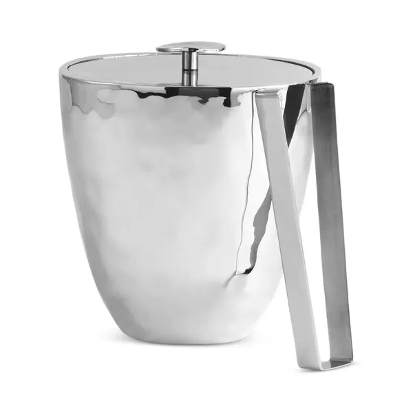 Michael Aram Reflective Ice Bucket With Tongs