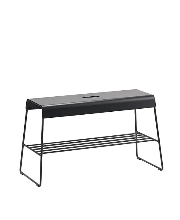 ZONE DENMARK Bench With Shelf A-bench Outdoor - Black