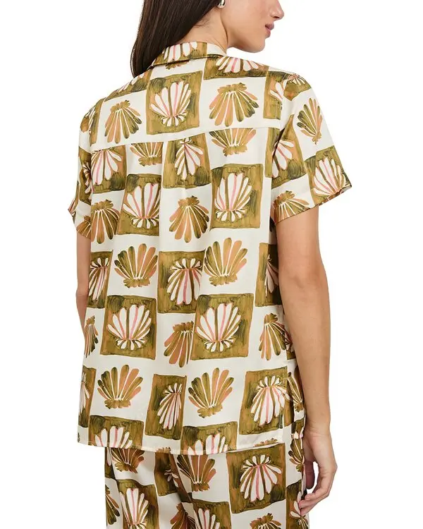 Rails Theis Printed Notch Collar Shirt