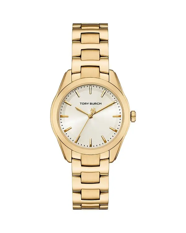 Tory Burch The Miller Watch, 34mm - Silver/gold