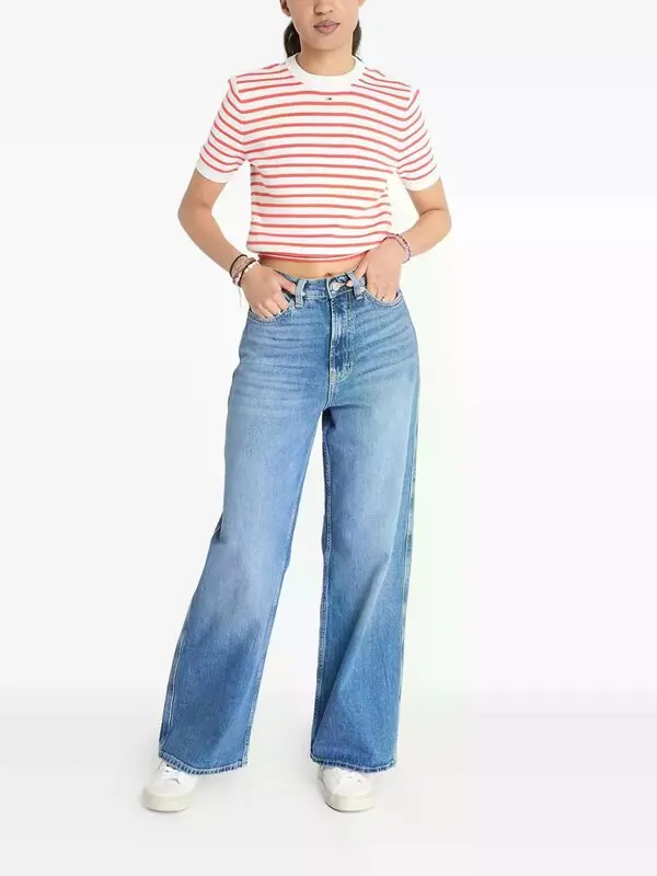 Tommy Hilfiger High-rise Wide-leg Jeans - Blue