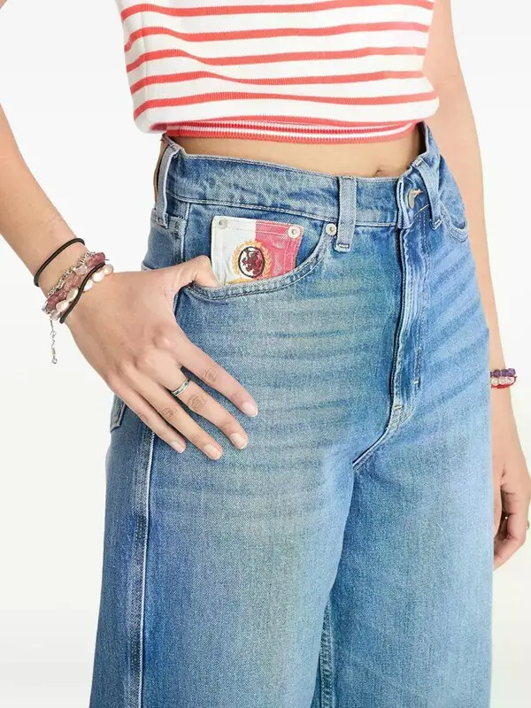 Tommy Hilfiger High-rise Wide-leg Jeans - Blue