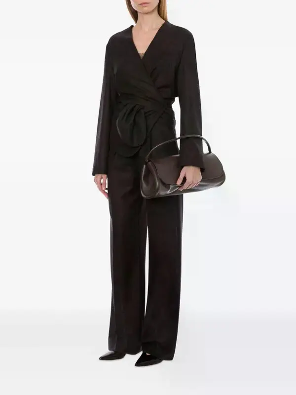 Alberta Ferretti Wrap-effect Coat