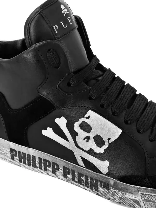 Philipp Plein Skull-motif High-top Sneakers