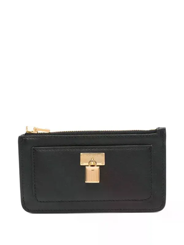 TOM FORD Padlock-detail Card Holder - Black