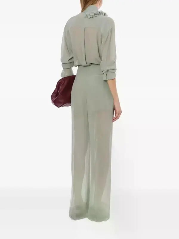 Alberta Ferretti Frilled-detail Blouse
