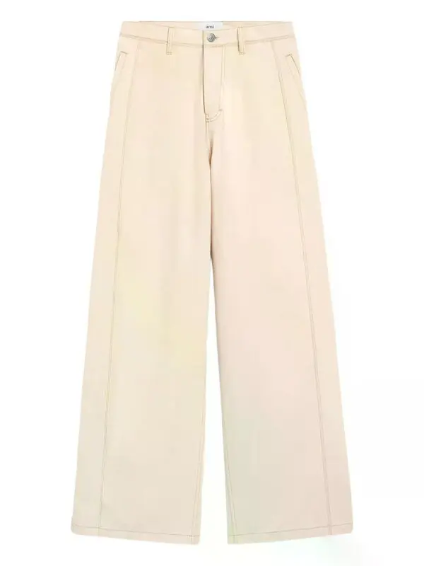 AMI Paris Wide Fit Cotton Jeans