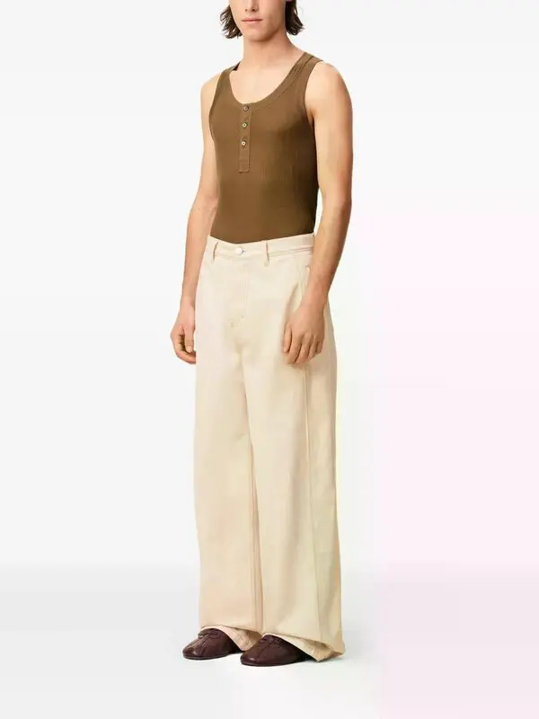 AMI Paris Wide Fit Cotton Jeans