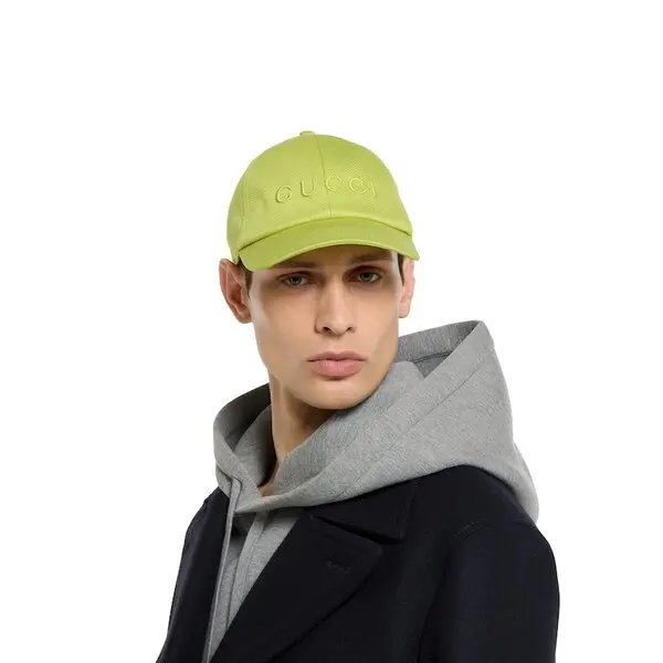 Gucci Cotton Baseball Cap With Embroidery
