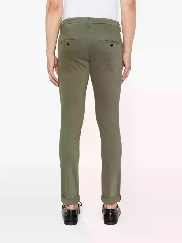 DONDUP Cotton Trousers - Green