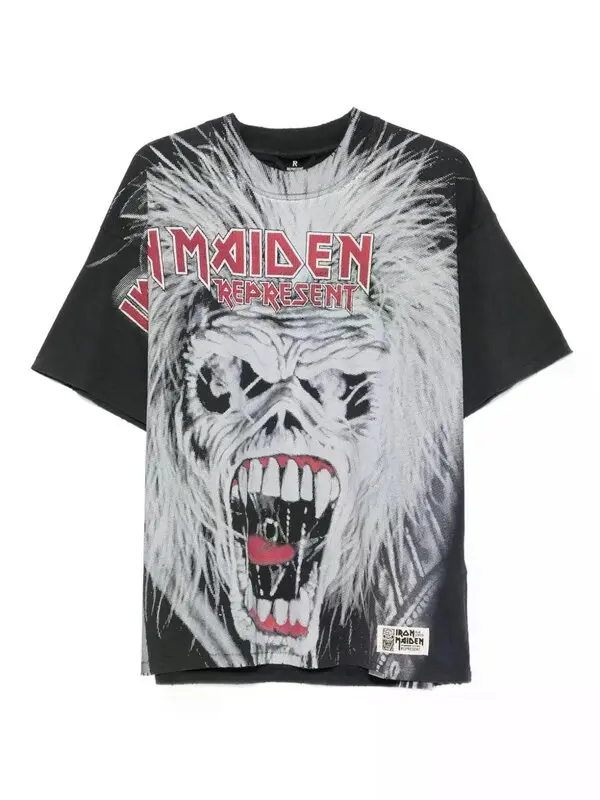 REPRESENT X Iron Maiden British Metal T-shirt - Black
