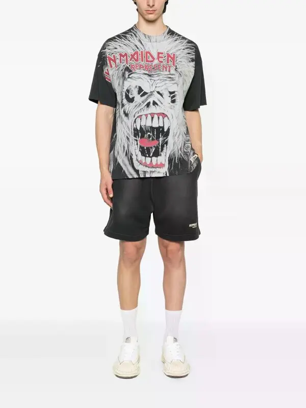 REPRESENT X Iron Maiden British Metal T-shirt - Black
