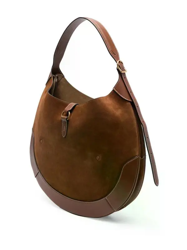Polo Ralph Lauren Polo Id Suede Shoulder Bag