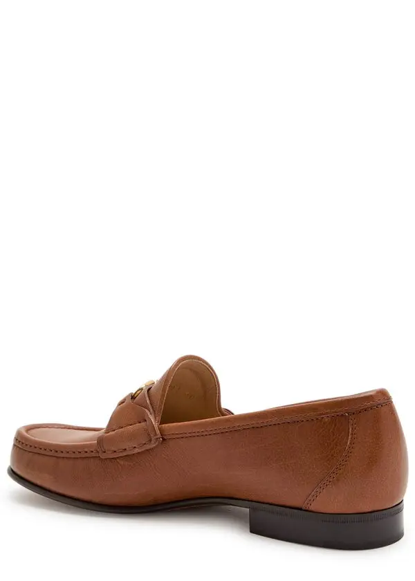 Valentino Garavani Vlogo Leather Loafers