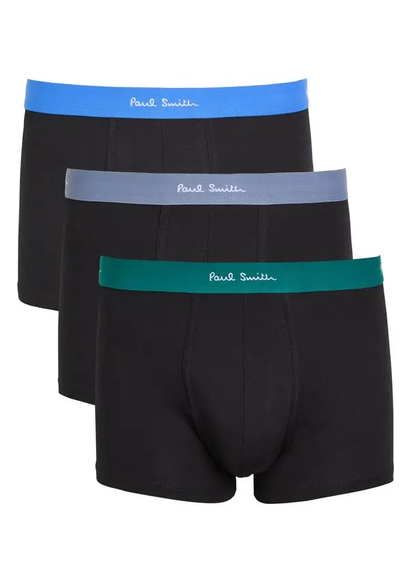 Paul Smith Stretch-cotton Trunks - Black