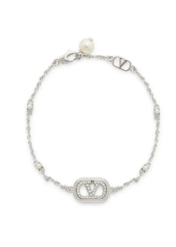Valentino Garavani Vlogo Chain Bracelet - Silver