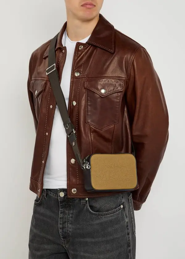 Paul Smith Flight Logo Canvas Cross-body Bag