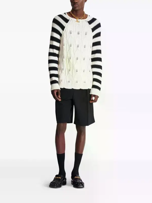 Balmain Cable-knit Jumper