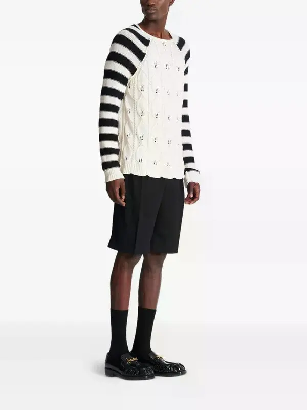Balmain Cable-knit Jumper