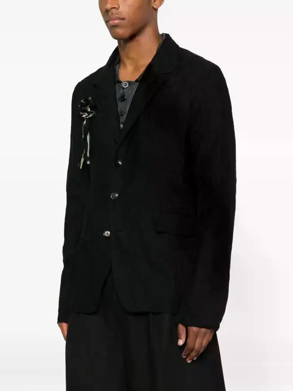 Archivio J.M. Ribot Three-Button Jacket - Black | Editorialist