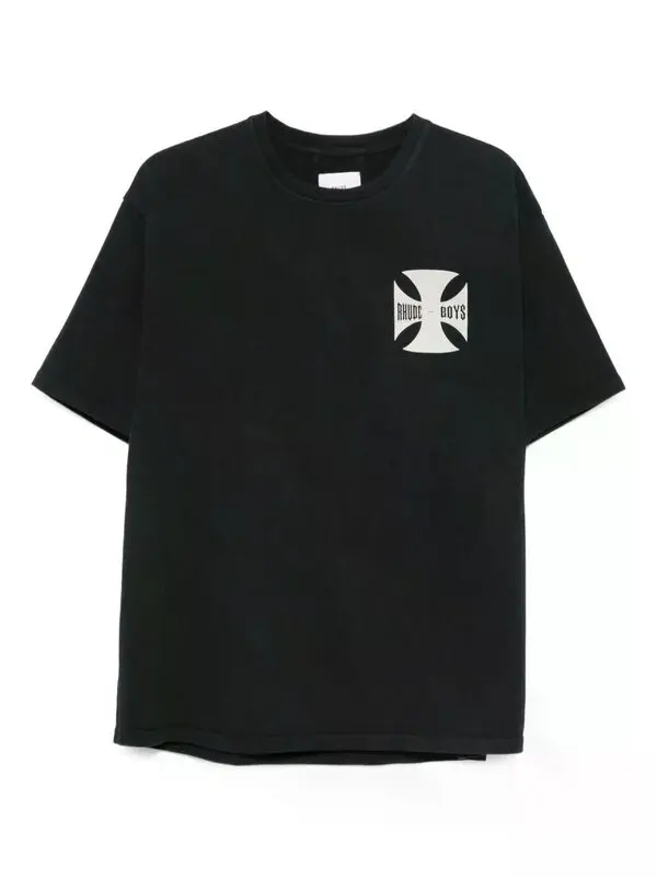 Rhude Cross-embellished T-shirt