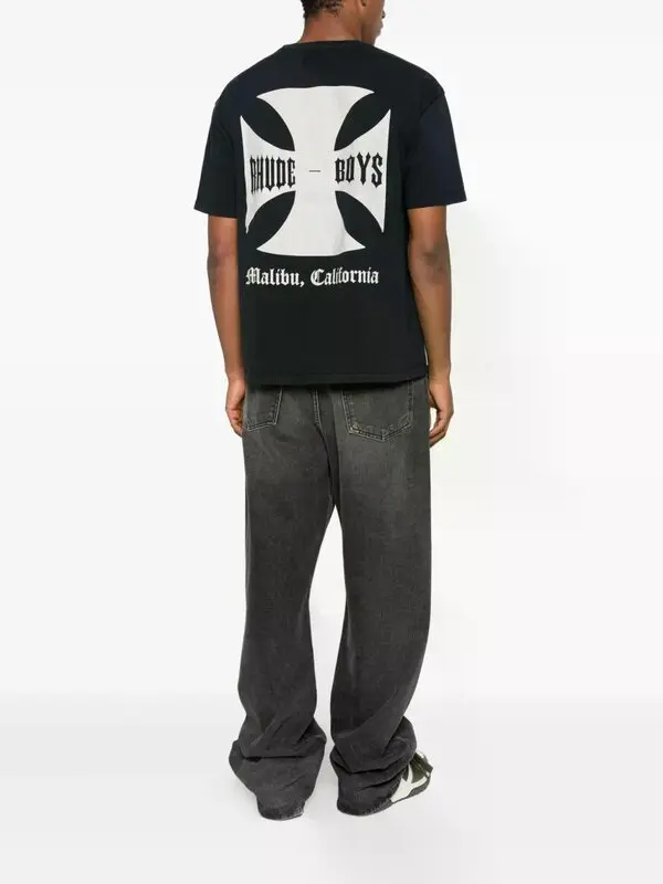 Rhude Cross-embellished T-shirt
