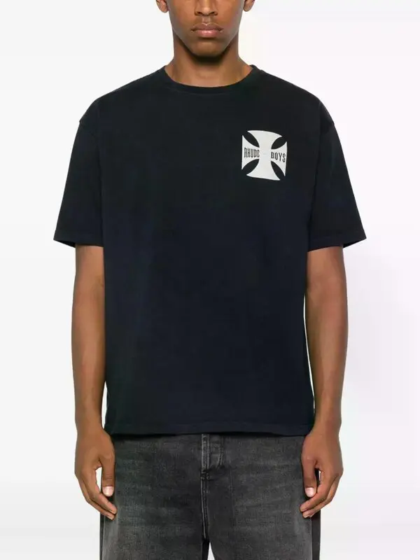 Rhude Cross-embellished T-shirt