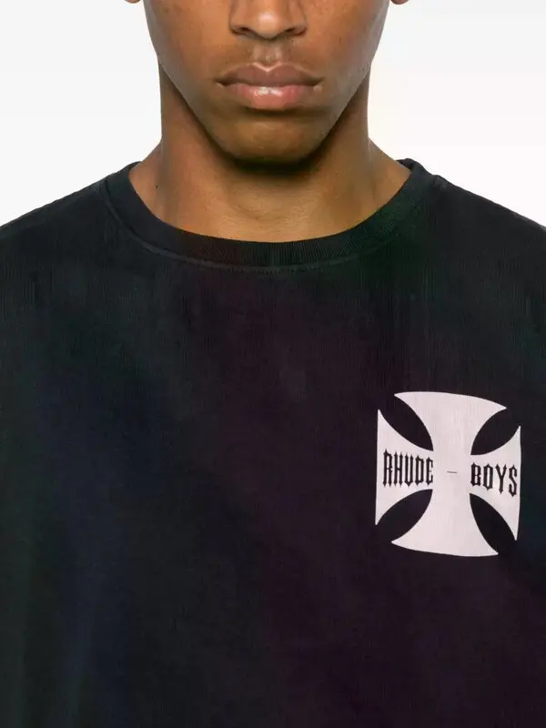 Rhude Cross-embellished T-shirt
