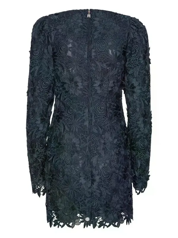 ROTATE BY BIRGER CHRISTENSEN Lace-embellished Mini Dress