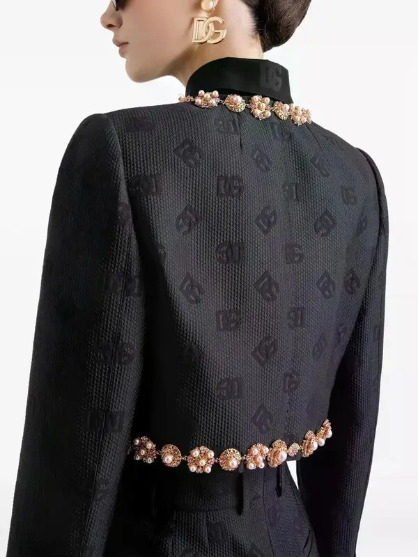 Dolce & Gabbana Dna Dg Logo-jacquard Jacket