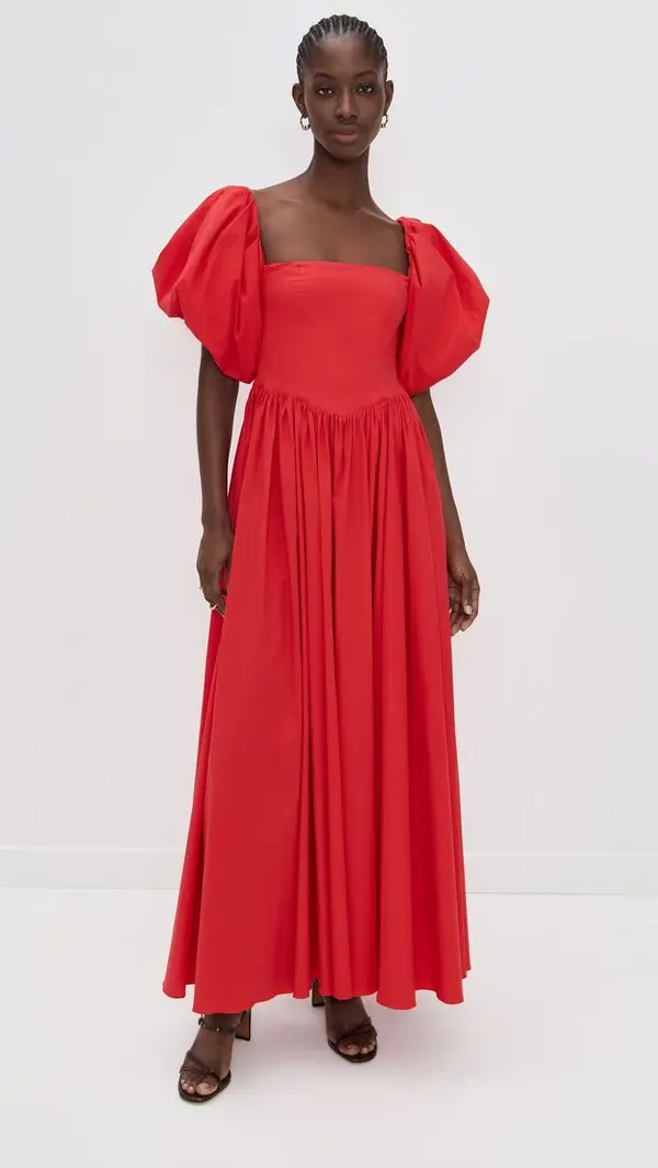 Caroline Constas Christina Gown - High Risk Red
