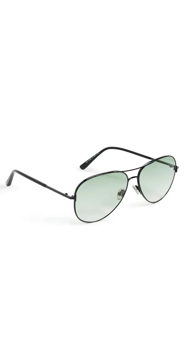 TOM FORD Aviator Sunglasses - Shiny Black