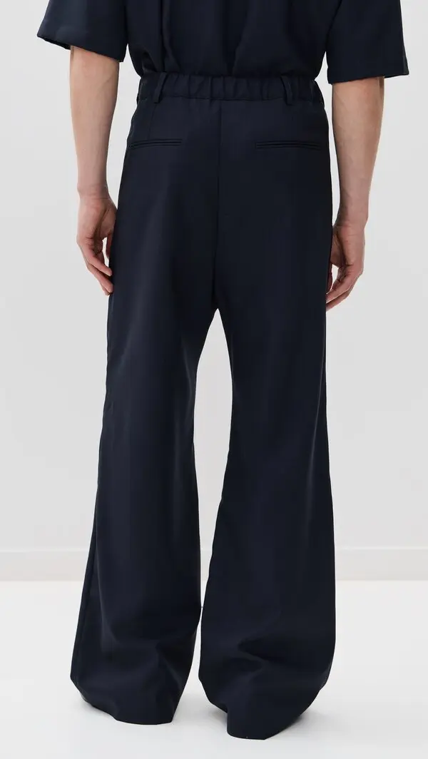 Marni Tropical Wool Wide-leg Trousers