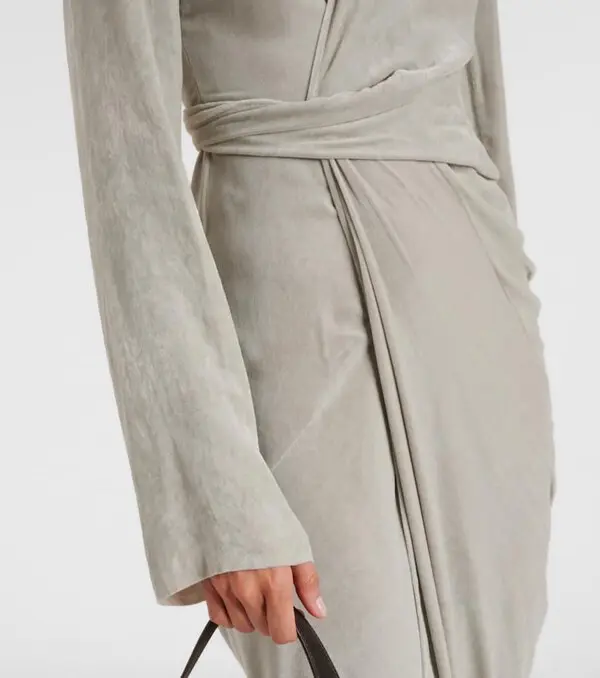 Rick Owens Wrap Maxi Dress