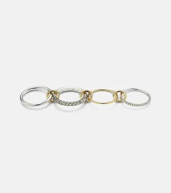 SPINELLI KILCOLLIN Arla 18kt Gold And Sterling Diamond Ring - Silver