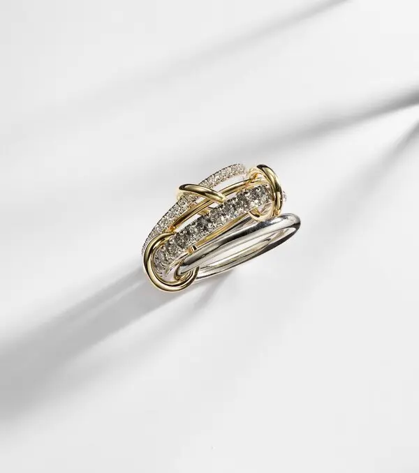 SPINELLI KILCOLLIN Arla 18kt Gold And Sterling Diamond Ring - Silver