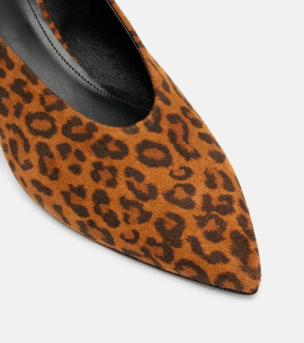 Isabel Marant Étoile Ebisa 45 Leopard-print Leather Pumps - Brown