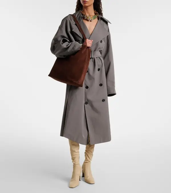 AESTHER EKME Sac Supple Suede Tote Bag - Brown